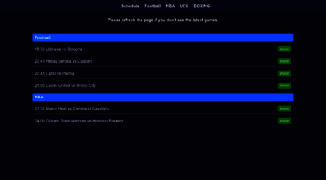 Visit 1ball.me - 1ball.me - Free HD Sports Streaming: Soccer, NFL, NBA ...