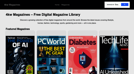 Visit 4kw.in - Home | 4kw Free Magazines.