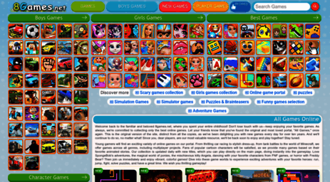 Visit 8games.net - All Games Online - Play For Free! - 8Games.net.