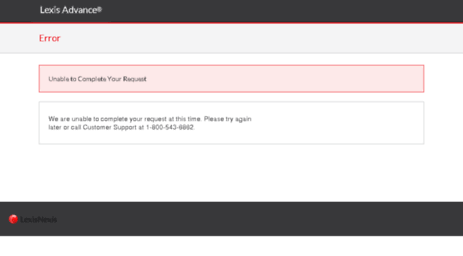 Visit Advance.lexis.com - Lexis® - Sign In | LexisNexis.