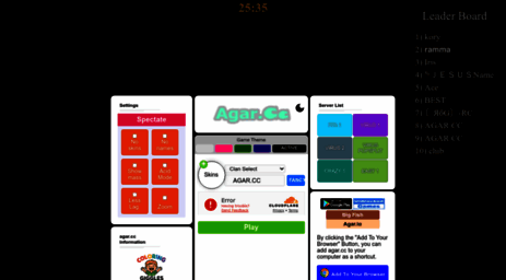 Visit Agar.cc - Agar.io - Agario Game - Agario unblocked.