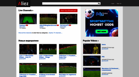 Visit Aliez.tv - Aliez – Everybody streams now!.