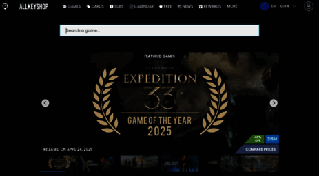 Visit Allkeyshop.com - CD Keys | Cheap Steam Keys and Game Codes ...