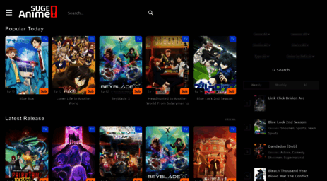 Visit Animesuge.com.tr - AnimeSuge - Watch Dubbed and Subbed Anime Online.