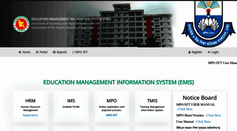 Visit Application.emis.gov.bd - EMIS | DSHE.