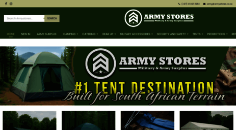 Visit Armystores.co.za - Army Stores – Military & Army Surplus.