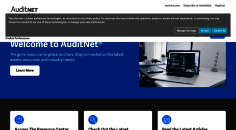 Visit Auditnet.org - Home - AuditNet.