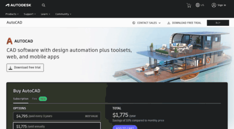 Visit Autocad.com - Autodesk AutoCAD 2026 | Get Prices & Buy Official AutoCAD Software.