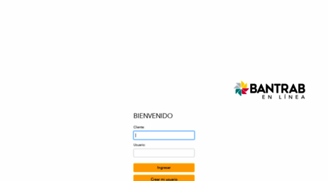 Visit Bancaenlinea.bantrab.com.gt - E-Banking.