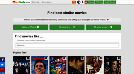 Visit Bestsimilar.com - Best Similar Movies Recommendation Service.