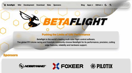 Visit Betaflight.com - Pushing the limits of UAV performance | Betaflight.