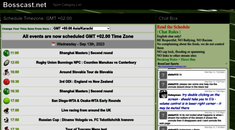 Visit Bosscast.net - BOSSCAST.NET - FREE Sports Streams.