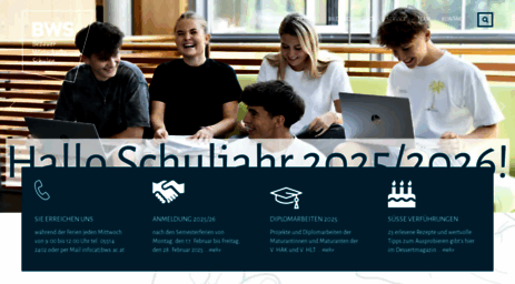 Visit Bws.ac.at - Bezauer WirtschaftsSchulen - Wir bilden unsere Zukunft..