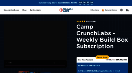 Visit Campcrunchlabs.com - 12 Weeks of Summer Camp for Kids with Mark ...