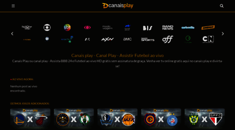 Visit Canaisplay.top - Canais Play - Assistir BBB 25 Ao Vivo, TV Online ...