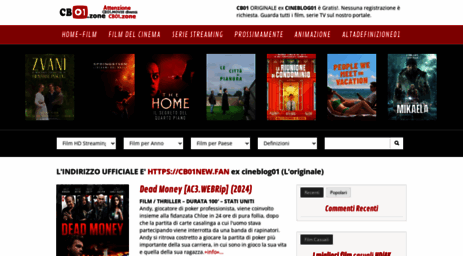 Visit Cb01new.lol - CB01: FILM STREAMING e DOWNLOAD (2026) ORA SU ...