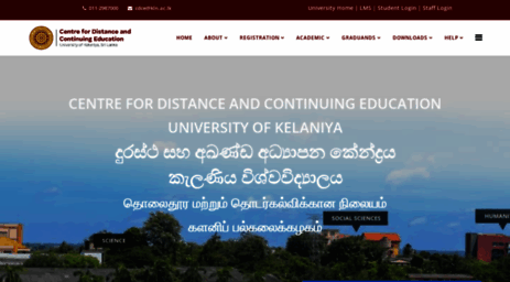Visit Cdce.kln.ac.lk - Home.