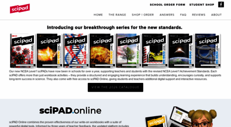 Visit Cdn.scipad.co.nz - SciPAD Science Workbooks | Secondary School ...
