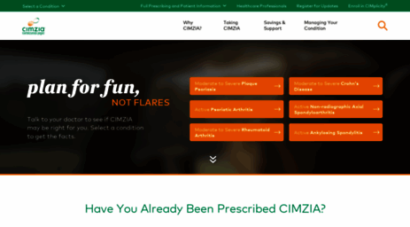 Visit Cimzia.com - CIMZIA® (certolizumab pegol) | An FDA-Approved ...