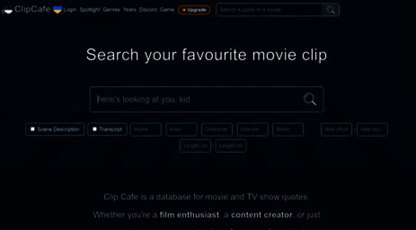 Visit Clip.cafe - Clip.Cafe - Movie Clip database with over 5 million ...