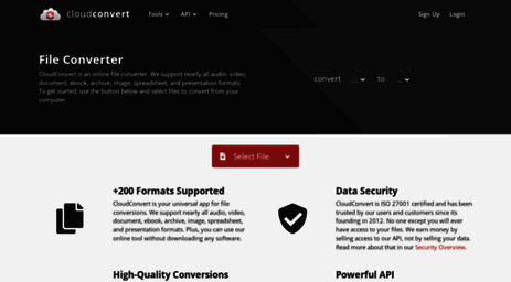 Visit Cloudconvert.com - CloudConvert.