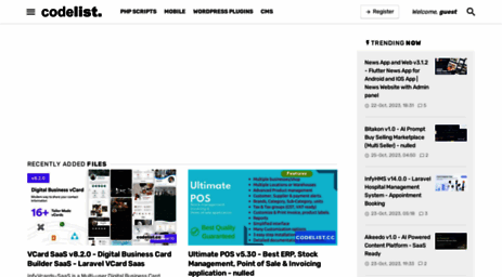 Visit Codelist.cc - Premium Scripts, Plugins & Mobile.