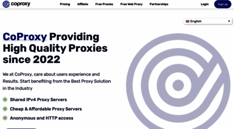 Visit Coproxy.io - CoProxy: Fast IPv4 Proxy Server & Affordable.