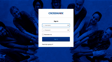 Visit Crossmark.okta.com