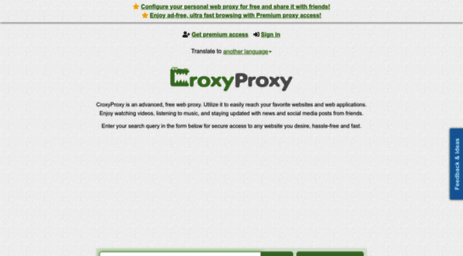Visit Croxy.org - The most advanced secure and free web proxy | CroxyProxy.