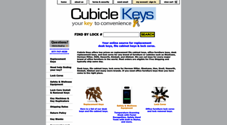 Visit Cubiclekeys.com - File Cabinet Keys & Locks / Replacement Desk ...