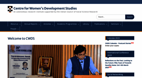 Visit Cwds.ac.in - Centre for Women's Development Studies – An autonomous research institute s....