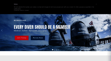 Visit Dan.org - Home - Divers Alert Network.