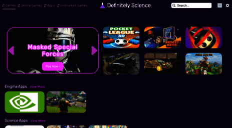 Visit Definitelyscience.com - Definitely Science.