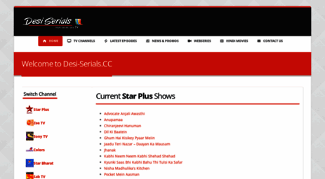 Visit Desi-serials.cc - Welcome to Desi Serials - Your online Desi TV ...