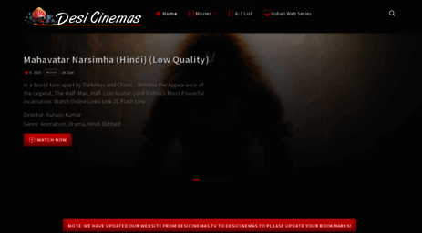 Visit Desicinemas.to - Desi Cinemas Tv - Your home for Indian Movies Online.
