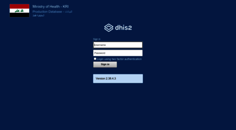 Visit Dhis.moh.gov.krd - Ministry of Health - Kurdistan.