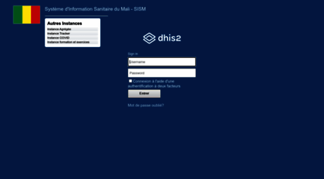 Visit Dhis2.snissmali.org - Système d'Information Sanitaire du Mali - SISM.