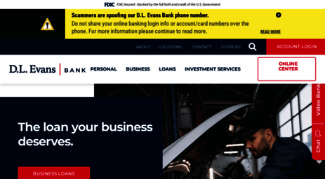 Visit Dlevans.com - Community Banking for Idaho and Utah | D.L. Evans Bank.