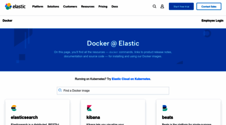 Visit Docker.elastic.co - Docker @ Elastic.