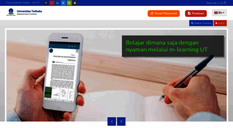 Visit Elearning.ut.ac.id - Home | ElearningUT.