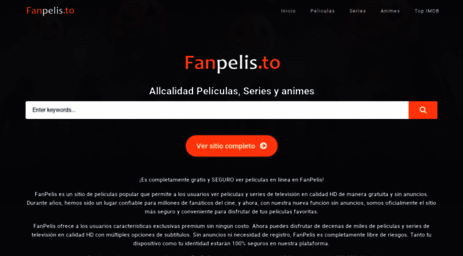 Visit Fanpelis.to - FANPELIS - Peliculas, Series, Animes Online HD
