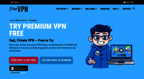 Visit Finevpn.org