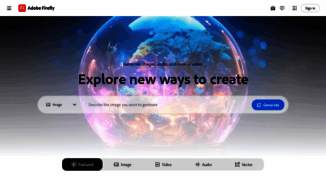 Visit Firefly.adobe.com - Adobe Firefly.