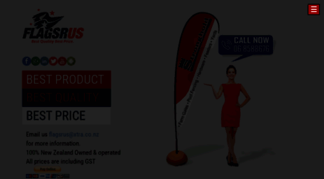 Visit Flagsrus.net.nz - Best Advertising Flags in NZ | Flags R Us.