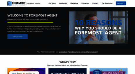 Visit Foremostagent.com - Foremost Agent Home | Foremost Insurance.