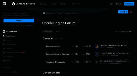 Visit Forums.unrealengine.com - Epic Developer Community Forums.