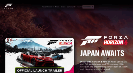 Visit Forza.net - Forza.net: The official home of Forza games.
