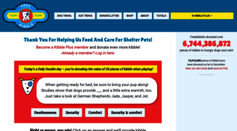 Visit Freekibble.com - Freekibble.
