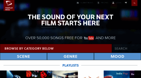 Visit Freeplaymusic.com - Home | Freeplay Music.