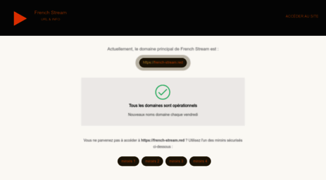 Visit Fstream.one - French Stream - Films et Séries en Streaming | URL Officielle.